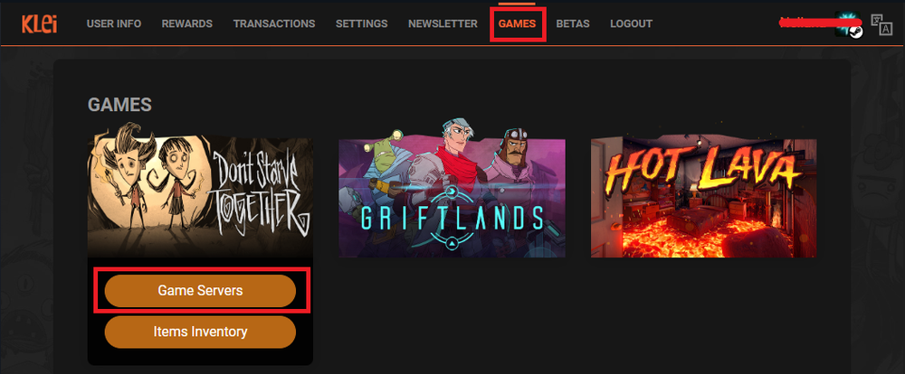 How to acquire a cluster token | Don't Starve Together | Knowledgebase Article - Nodecraft