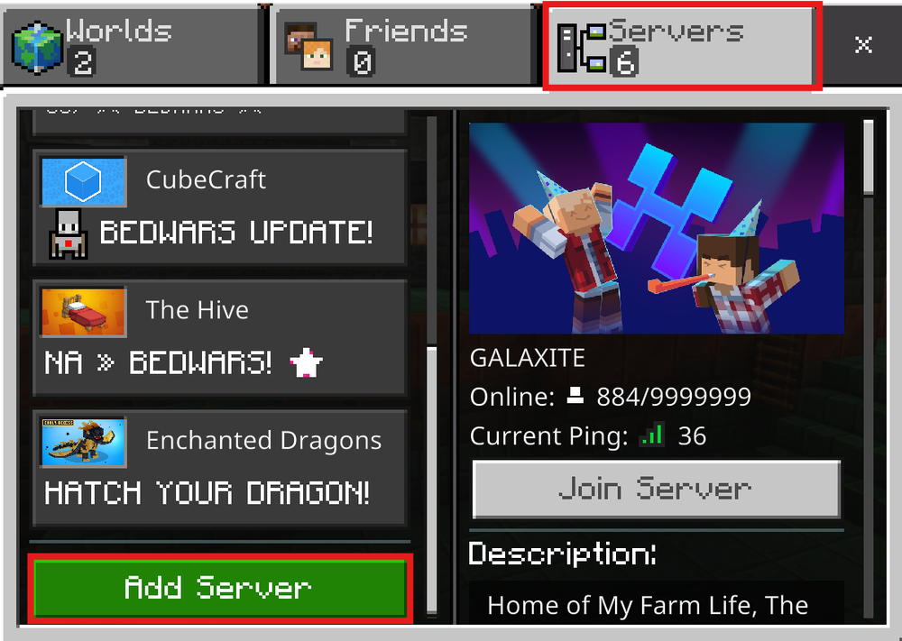 How to Join Your Minecraft: Bedrock Edition Server | Minecraft Bedrock ...