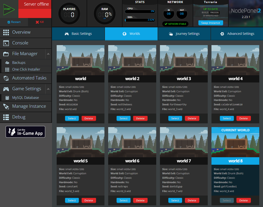 How To Use Secret World Seeds For Terraria | Terraria | Knowledgebase Article - Nodecraft