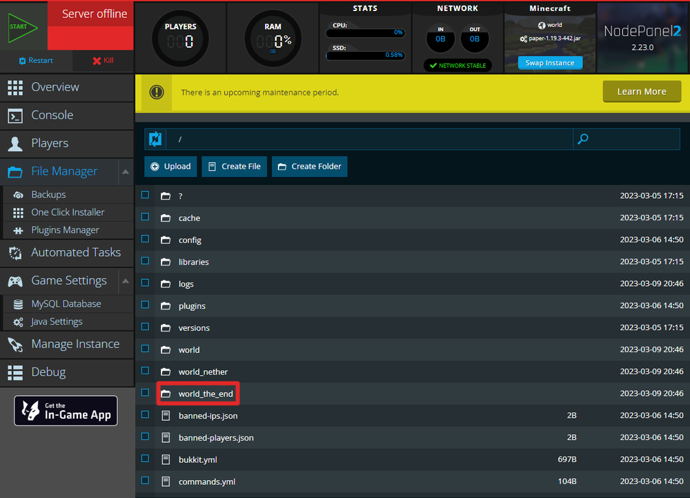 Converting Spigot-Based Worlds to Vanilla | General | Knowledgebase Article - Nodecraft