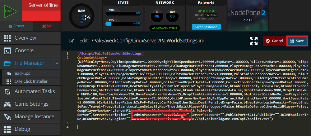 How To Become An Admin Of Your Palworld Server | Palworld | Knowledgebase Article - Nodecraft
