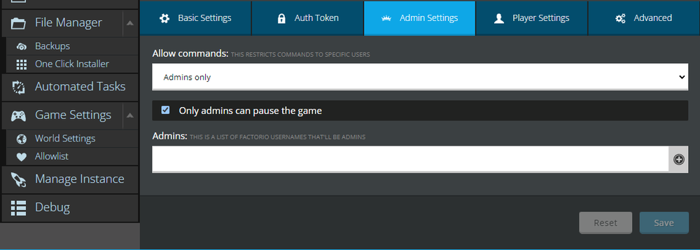 Configuring your Factorio Server (server-settings.json) | Factorio | Knowledgebase Article ...