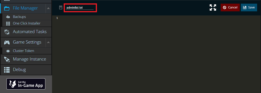Adding Admins on your Don't Starve Together Server | Don't Starve Together | Knowledgebase ...