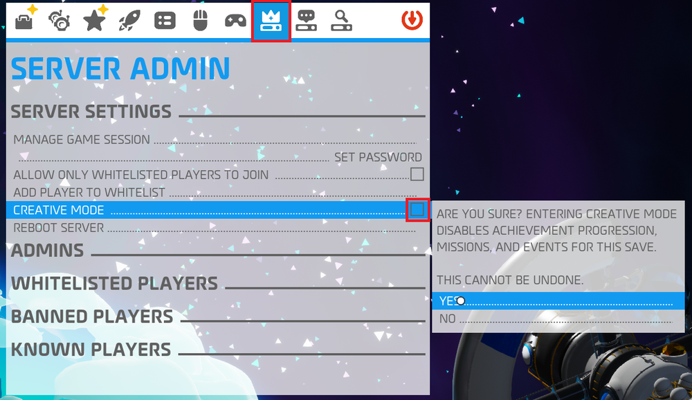Enable Creative Mode on Your Astroneer Server | Astroneer ...
