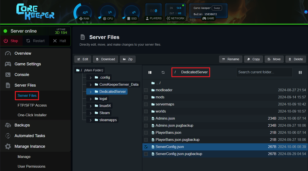 How to Customize and Reset Your Core Keeper World | Core Keeper | Knowledgebase Article - Nodecraft