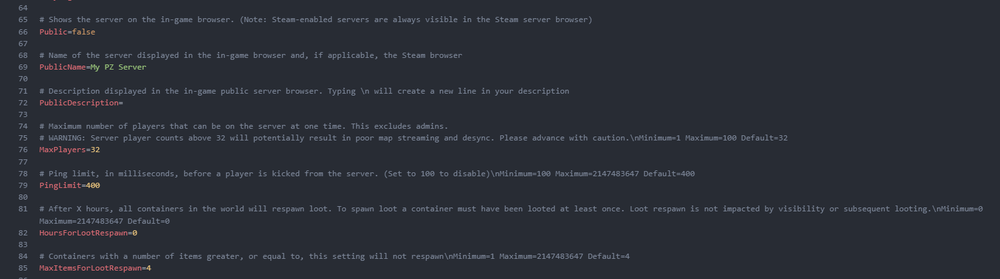 How to Change the Settings on Your Project Zomboid Server | Project Zomboid | Knowledgebase ...