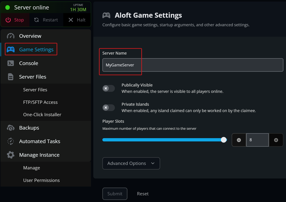 How to Create an Aloft Game Server | Aloft | Knowledgebase Article - Nodecraft