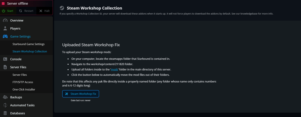 Adding Mods to your Starbound Server | Starbound | Knowledgebase ...