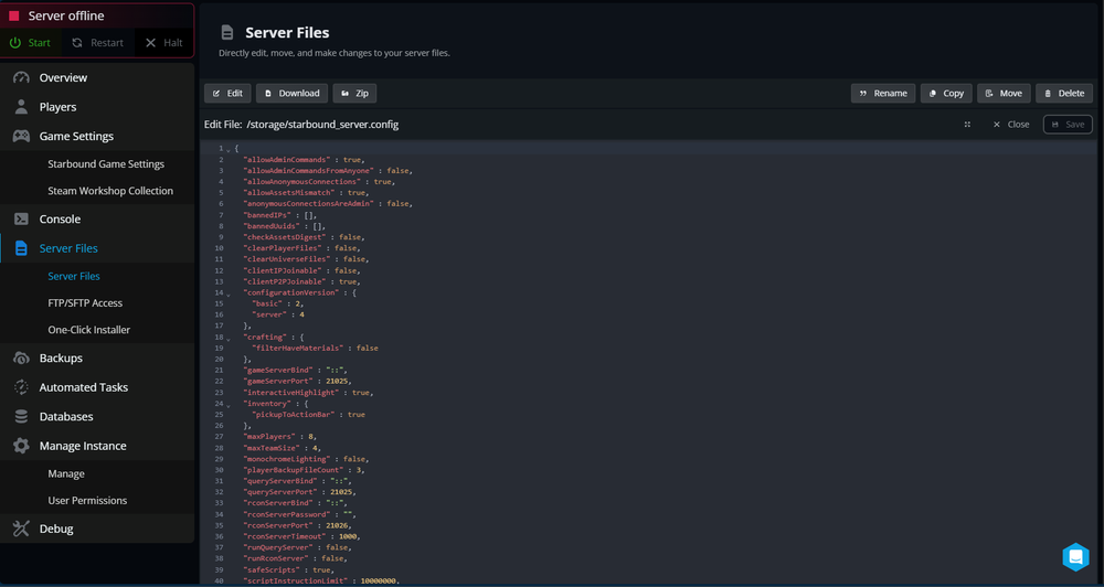 Adding User Accounts to your Starbound Server | Starbound ...