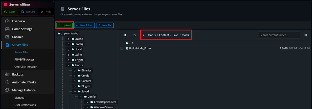 How to Install Mods to your Icarus Server | Icarus | Knowledgebase Article - Nodecraft