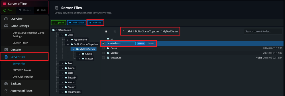 Adding Admins on your Don't Starve Together Server | Don't Starve ...
