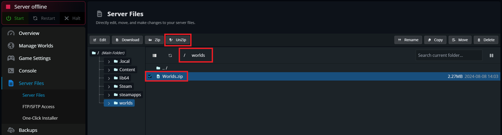 Uploading Your Singleplayer World to Your Dedicated Terraria Server | Terraria | Knowledgebase ...