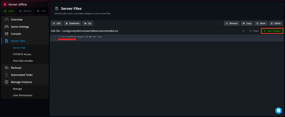 Adding an Allowlist to Your Valheim Server | Valheim | Knowledgebase Article - Nodecraft