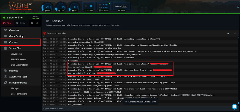 Adding Admins to Your Valheim Server | Valheim | Knowledgebase Article - Nodecraft