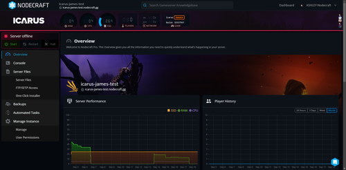 Icarus Server Hosting - Nodecraft