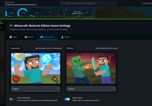 Minecraft Bedrock Server Hosting - Nodecraft