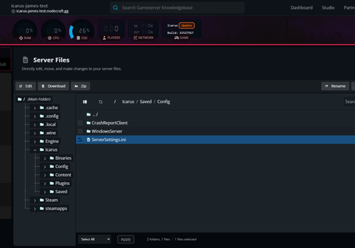 Icarus Server Hosting - Nodecraft