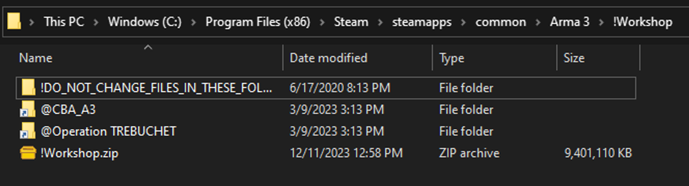 Modding your Arma 3 Nodecraft Server | ARMA 3 | Knowledgebase Article ...