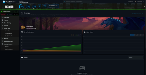 Day of Dragons Server Hosting - Nodecraft