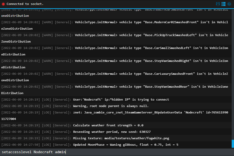 How To Become Admin And Enter Commands On Your Project Zomboid Dedicated Server Project 